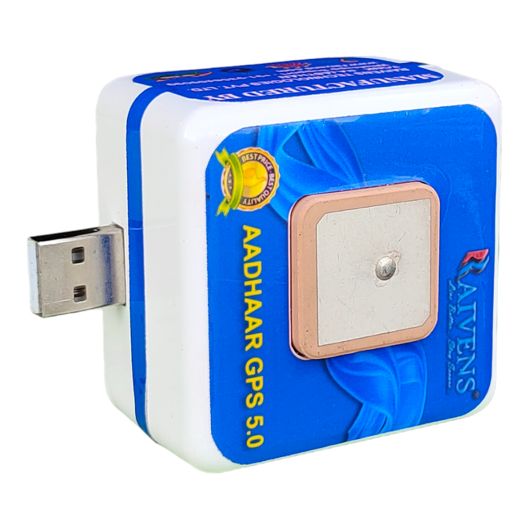 RAIVENS USB GPS Receiver for Aadhaar Centers AAdhar GPS,uidai gps devi ...